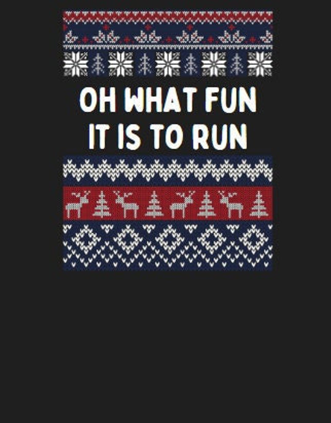 Running Christmas Shirt Design, Canva Digital Design, Ugly Christmas ...