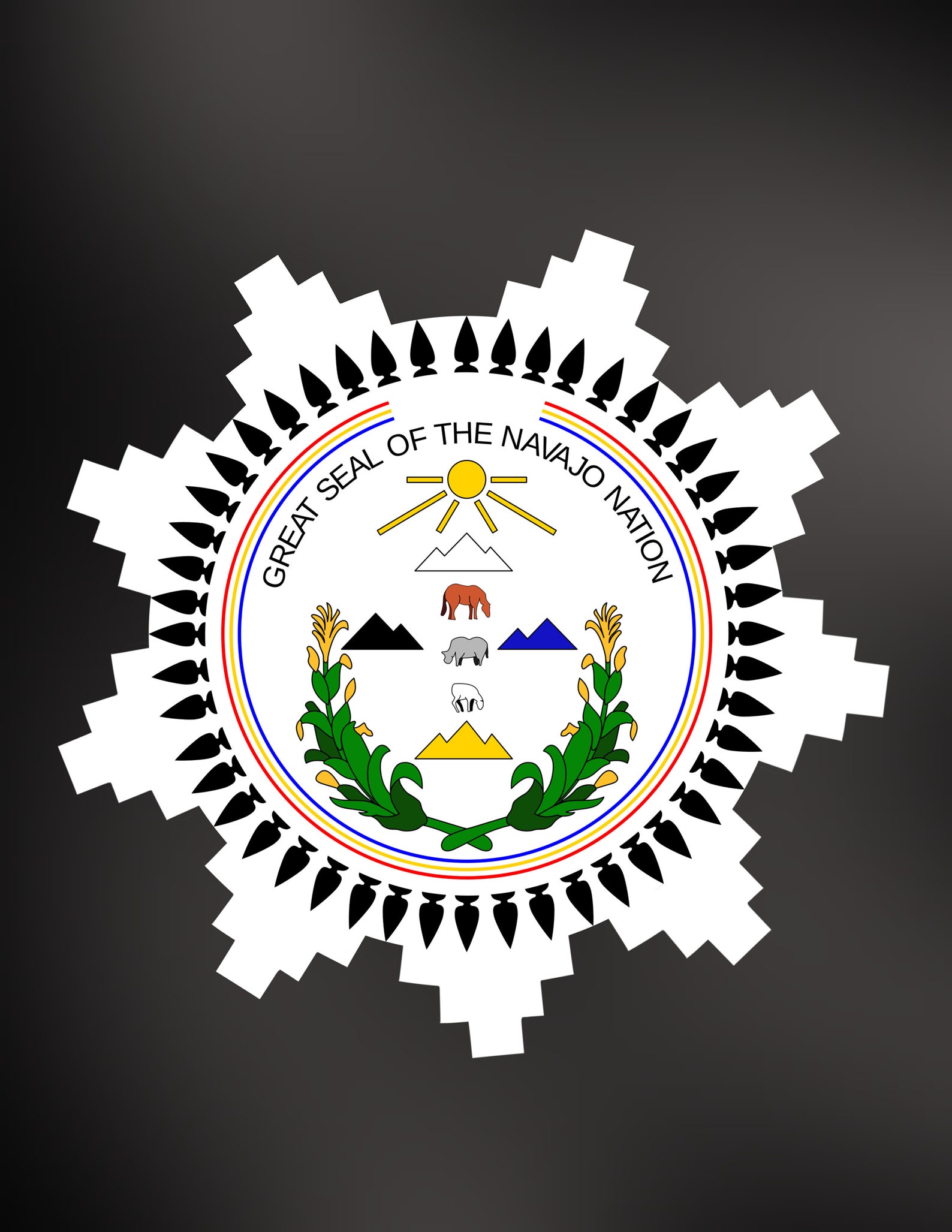 Navajo Nation Seal PNG Digital Download - Etsy