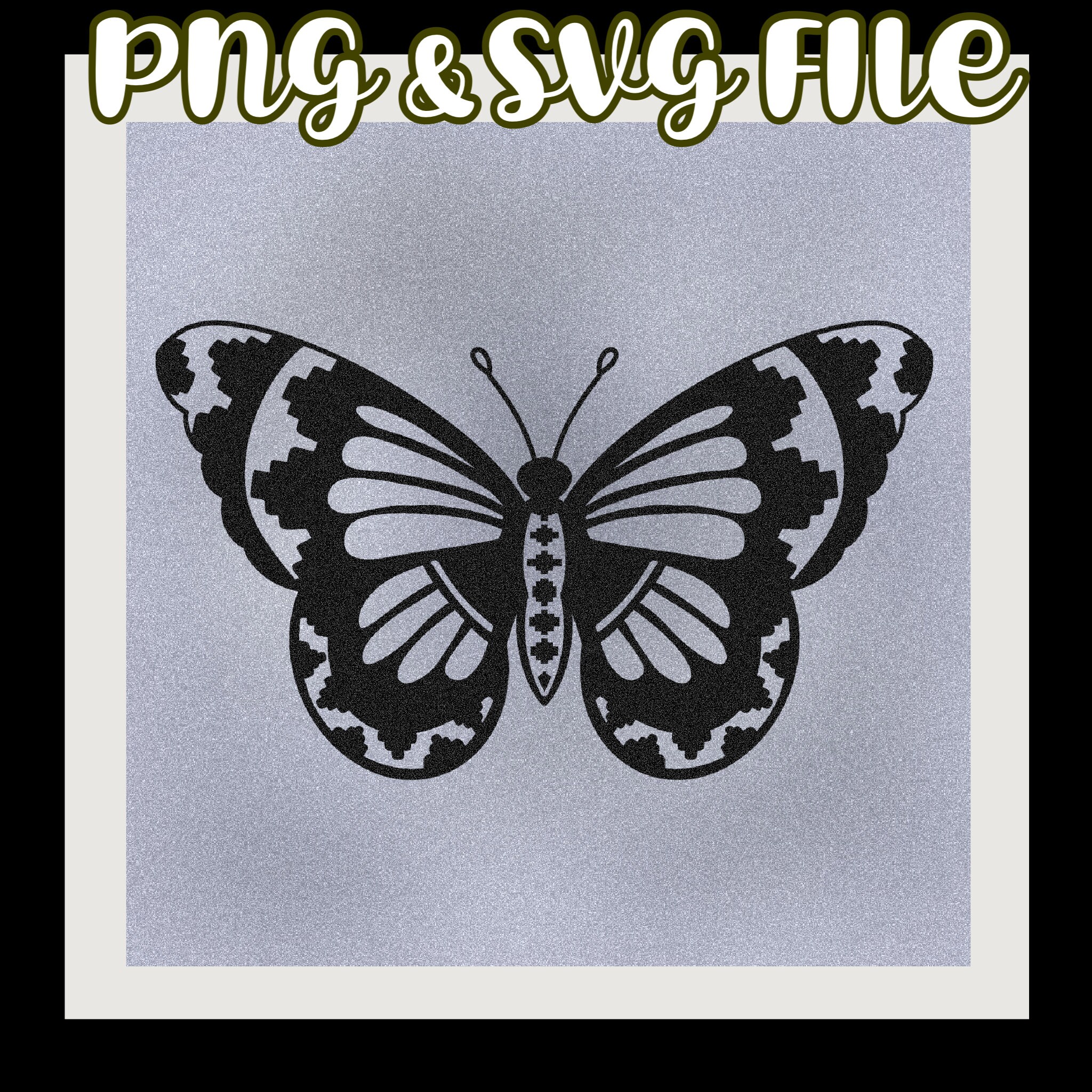 Navajo Basket Butterflies SVG and PNG File - Etsy