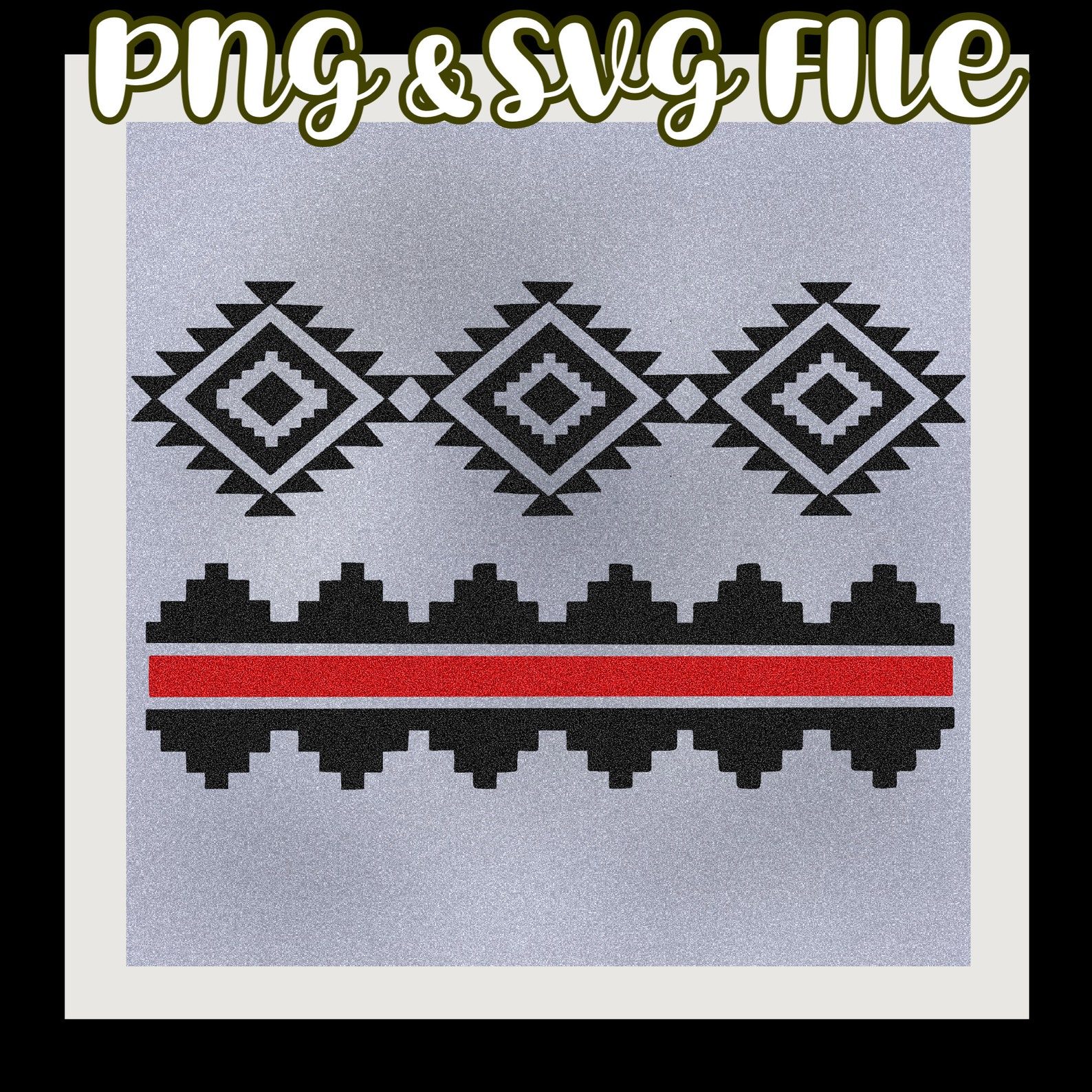 Navajo Rug Design PNG SVG File for Cricut, Sublimation, Dtf and Clipart ...