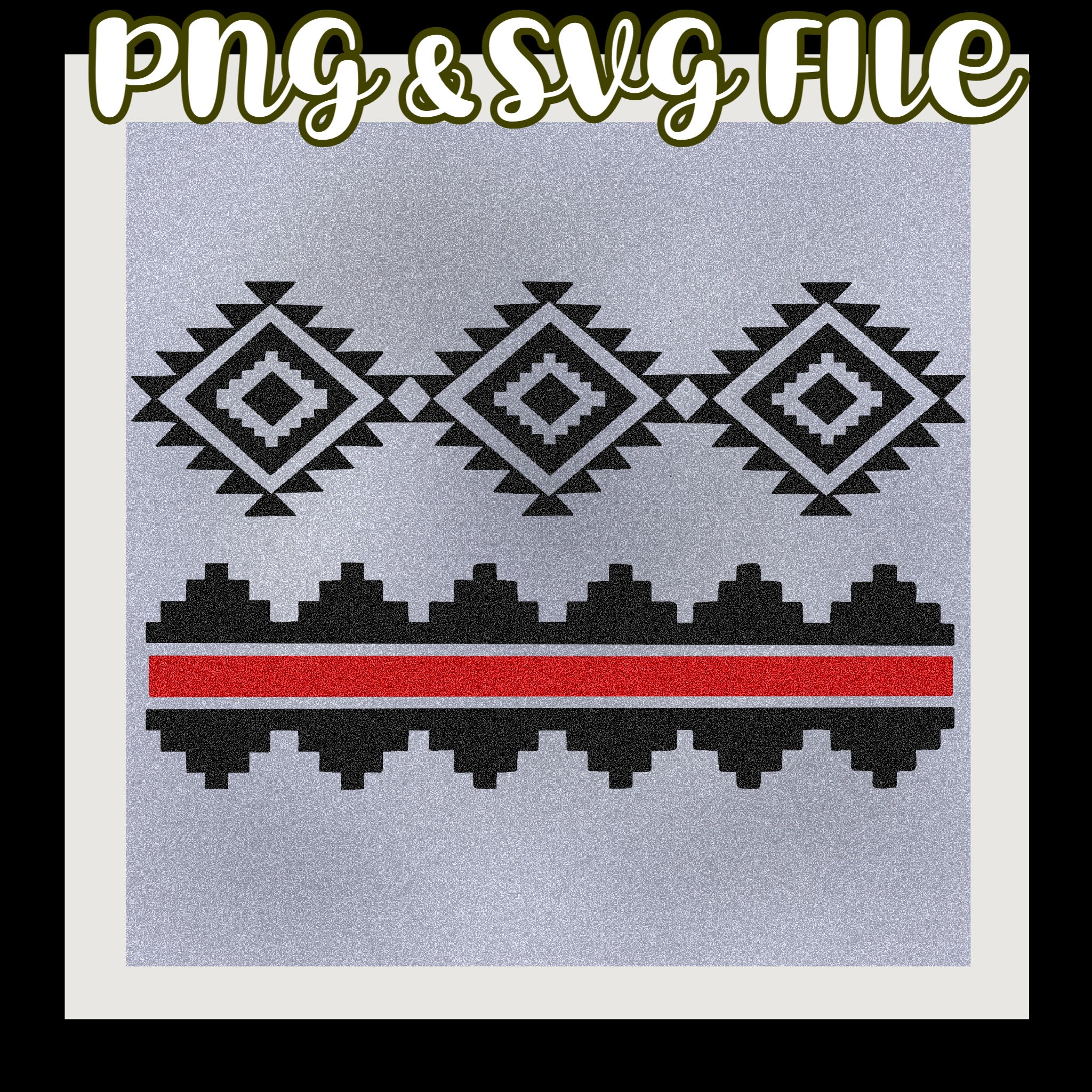 Navajo Rug Design PNG SVG File for Cricut, Sublimation, Dtf and Clipart ...