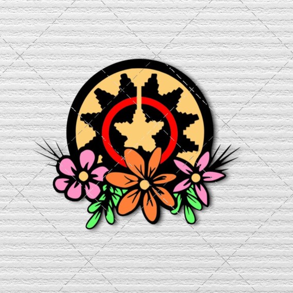 Floral Navajo Basket SVG Cricut Digital Download - Etsy
