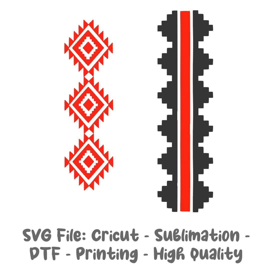 2 Pack Navajo SVG File for Cricut, Sublimation, Dtf and Printing - Etsy ...