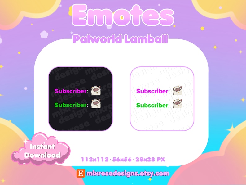 Palworld Happy Lamball Emote for Twitch Streamers, Discord, Youtube ...