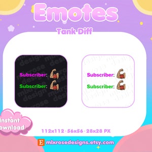 Tank Diff Overwatch Emote for Twitch Streamers, Discord, Youtube ...