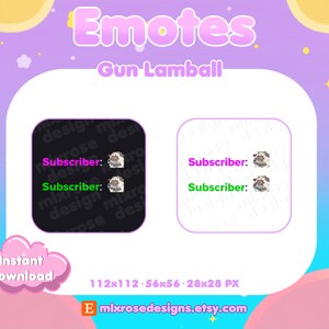 Palworld Gun Lamball Emote for Twitch Streamers, Discord, Youtube ...