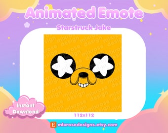 Adventure Time Jake the Dog Animated Twitch Discord Emote - Etsy