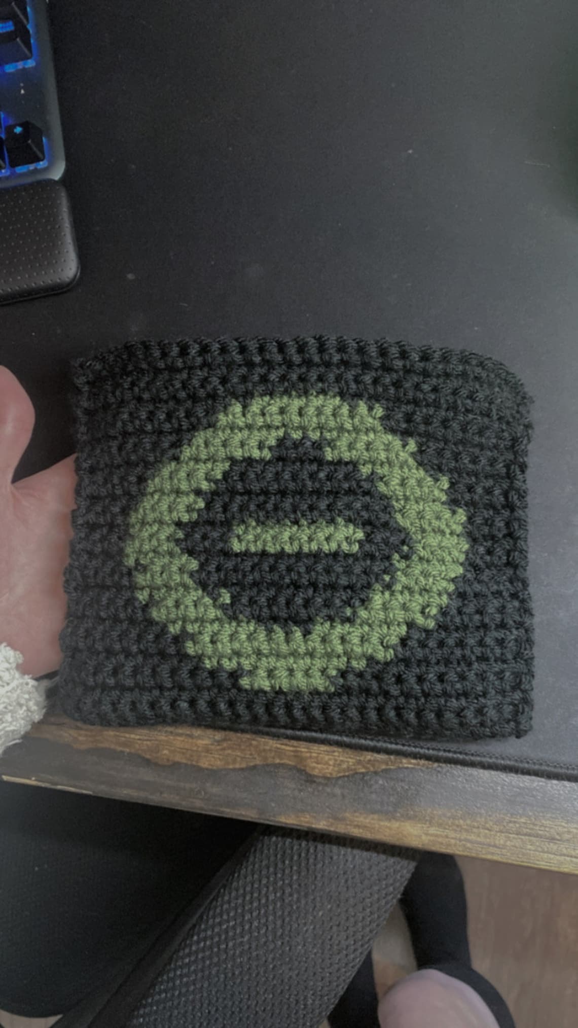 Type O Symbol Crochet Pouch Pattern: Goth Tapestry (digital Download ...