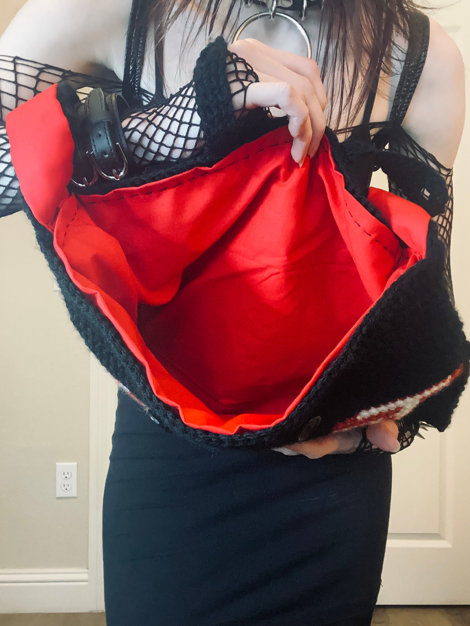 Slipknot Inspired Logo Crochet Mall Goth Bag Numetal Metal - Etsy