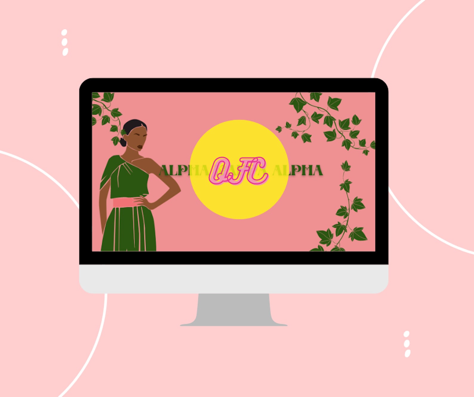 Alpha Kappa Alpha Zoom Backgrounds AKA Virtual Meeting - Etsy