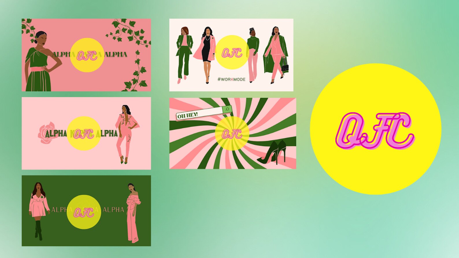 Alpha Kappa Alpha Zoom Backgrounds AKA Virtual Meeting - Etsy