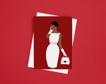 Happy Birthday Soror, Delta, Delta Sigma Theta Sorority Inspired Folded ...