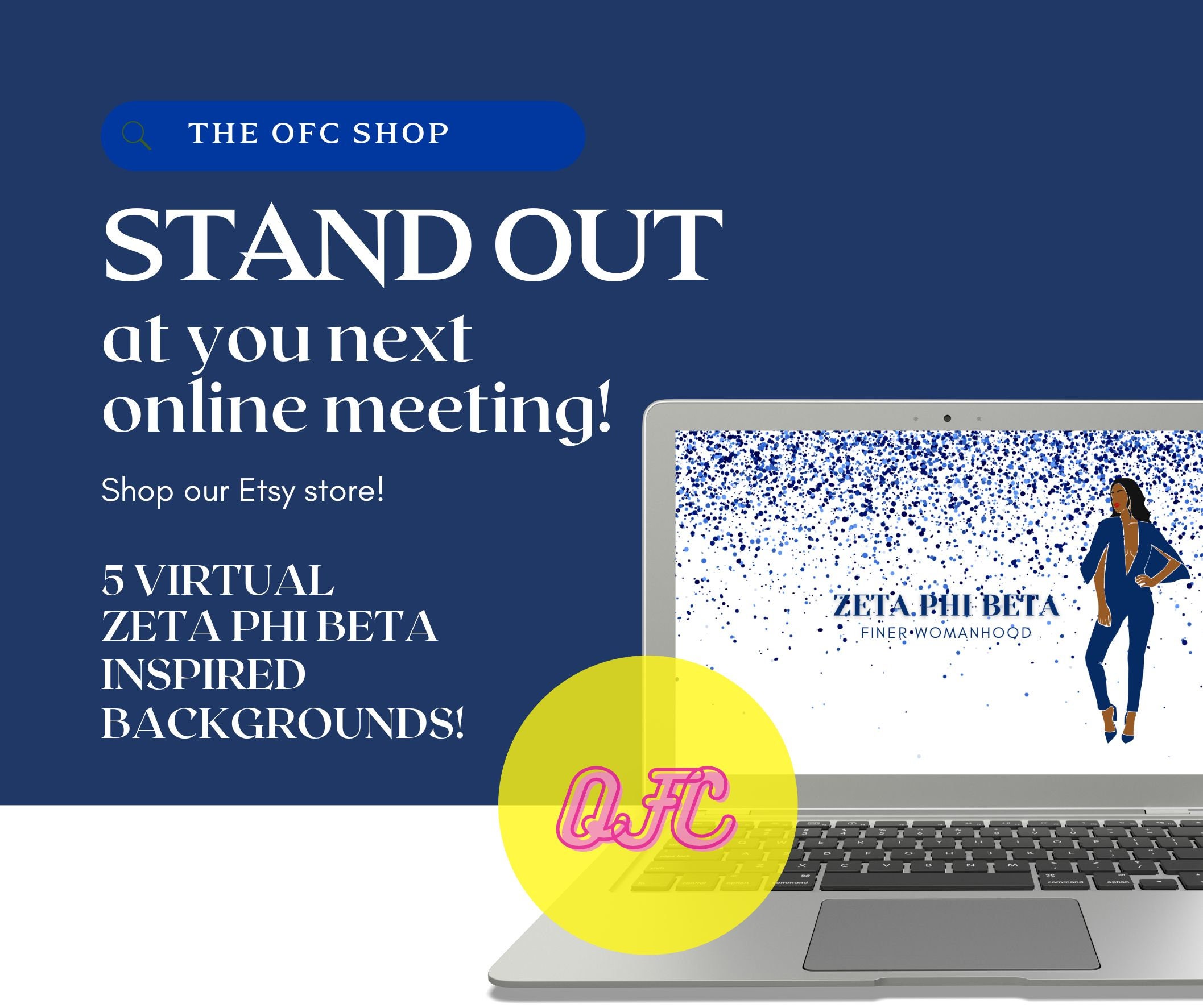 Buy Zeta Phi Beta Zoom Backgrounds Zeta Virtual Meeting Backgrounds ...