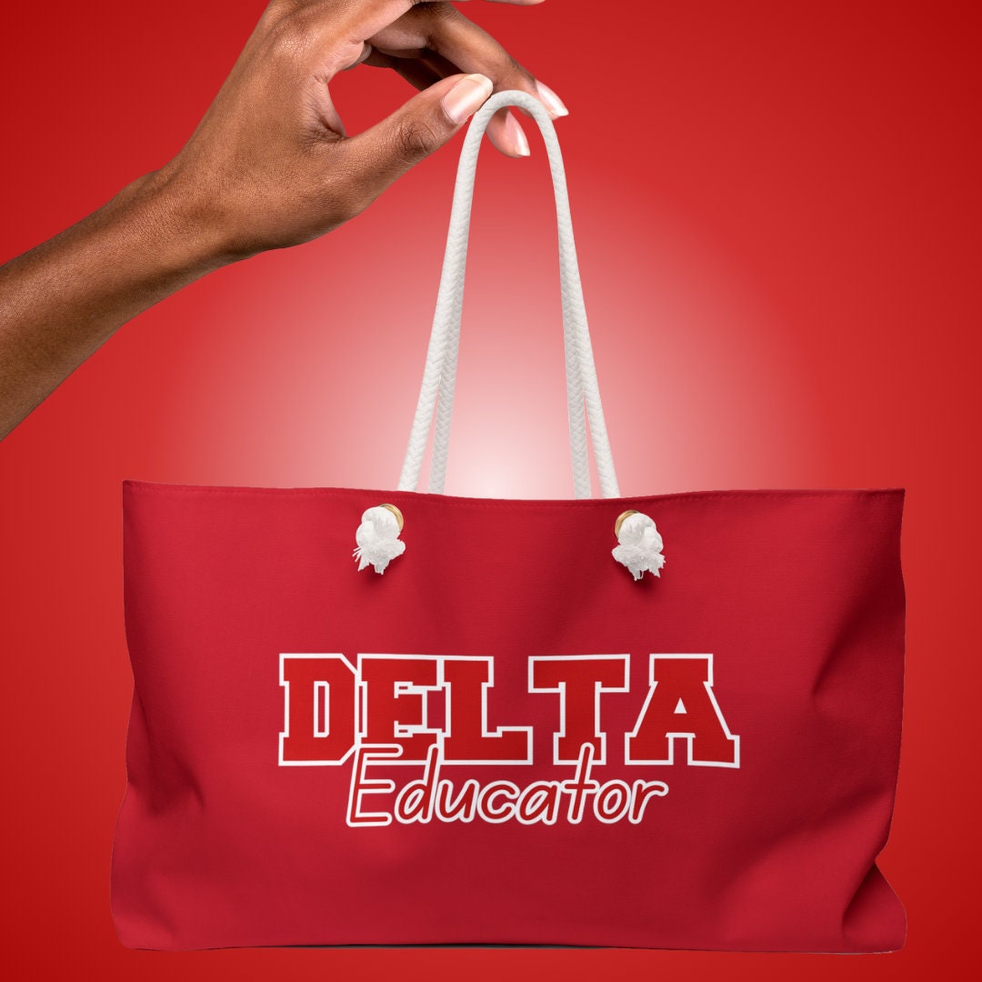 Delta Sigma Theta Sorority Inspired Educator Weekender Bag, DST 1913 ...