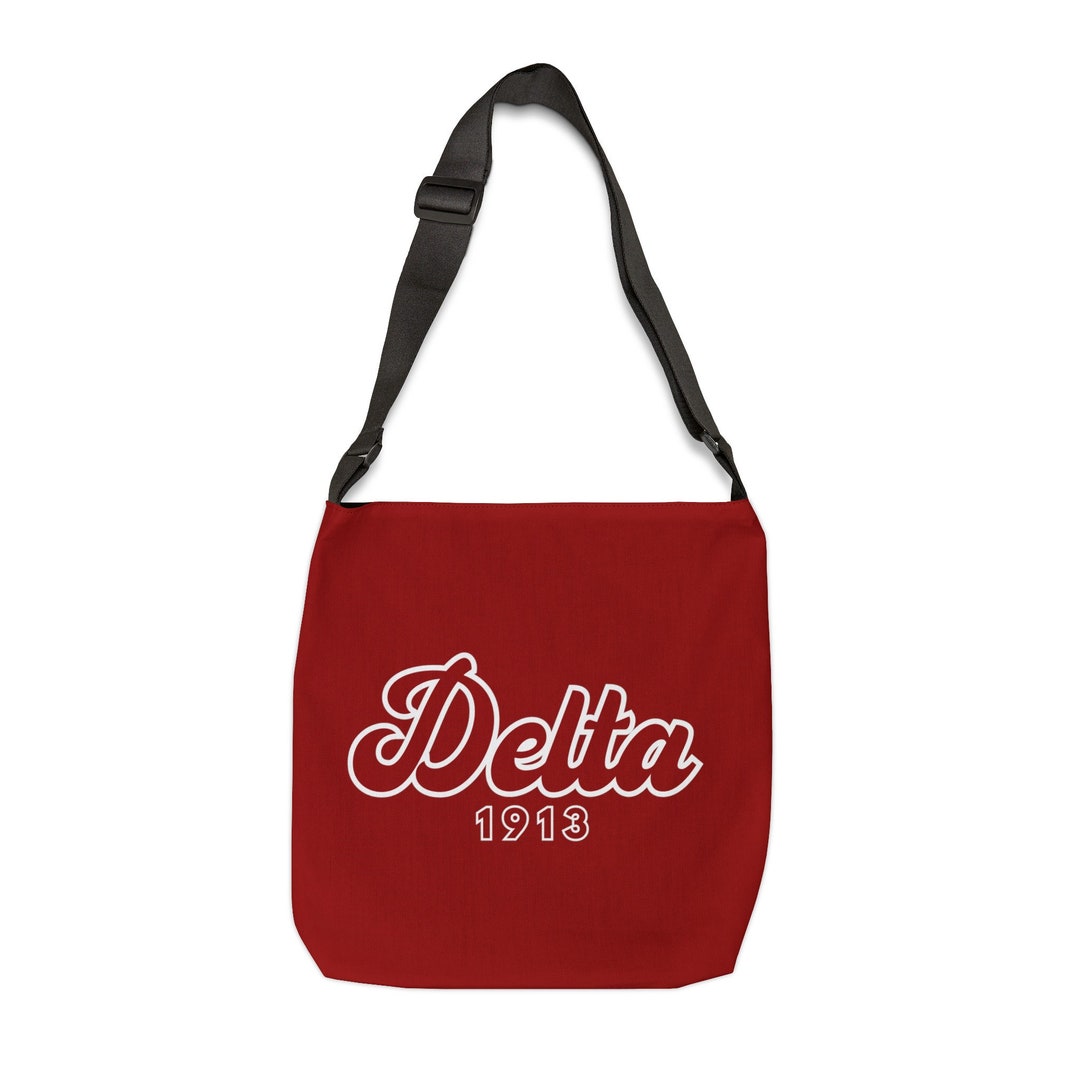 Delta Sigma Theta Sorority Inspired Delta 1913 Zippered Tote Bag Delta ...