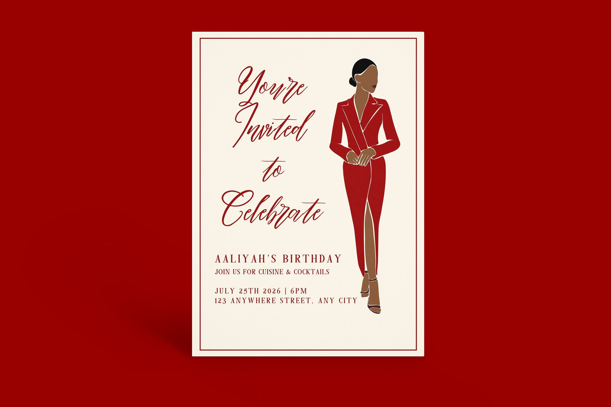 Delta Sigma Theta Sorority Inspired Invitations DST 1913 Delta Invite ...