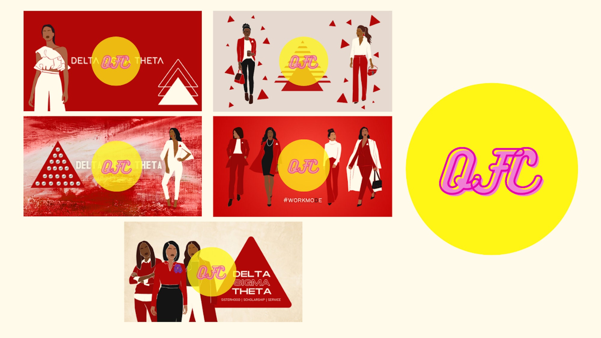 Delta Sigma Theta Zoom Backgrounds DST Virtual Meeting 1913 - Etsy