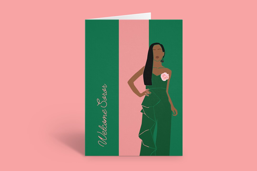Alpha Kappa Alpha Sorority Greeting Cards, Aka Greeting Card, AKA 1908 ...