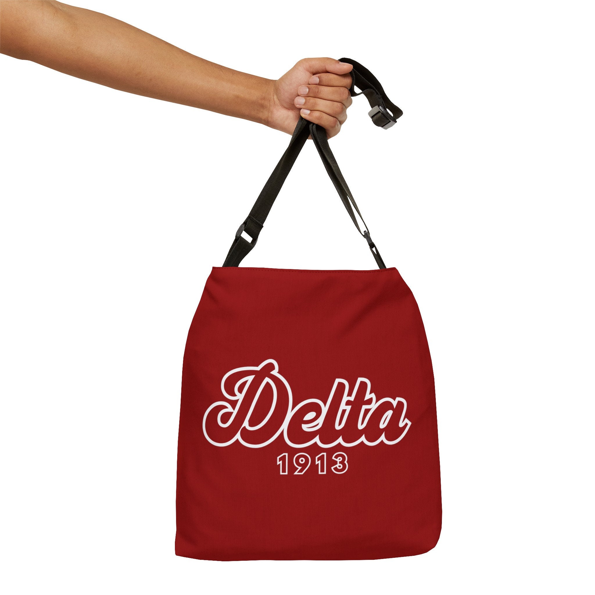 Delta Sigma Theta Sorority Inspired Delta 1913 Zippered Tote Bag Delta ...
