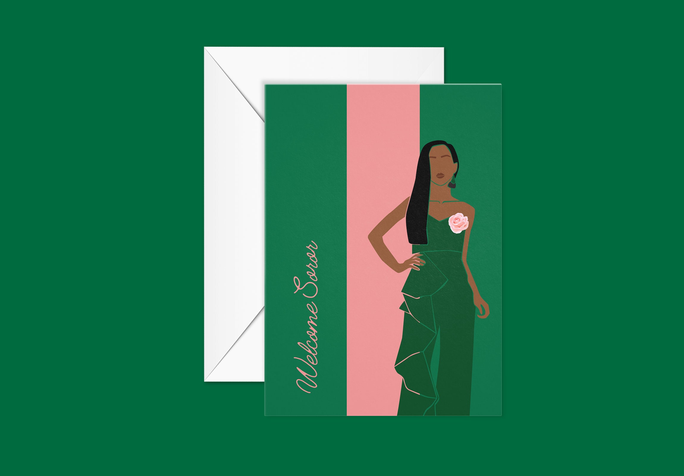 Alpha Kappa Alpha Sorority Greeting Cards, Aka Greeting Card, AKA 1908 ...