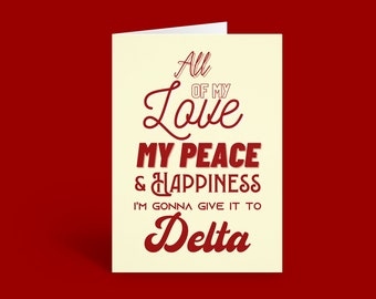 Congratulations Soror Card Delta Sigma Theta Inspired - Etsy