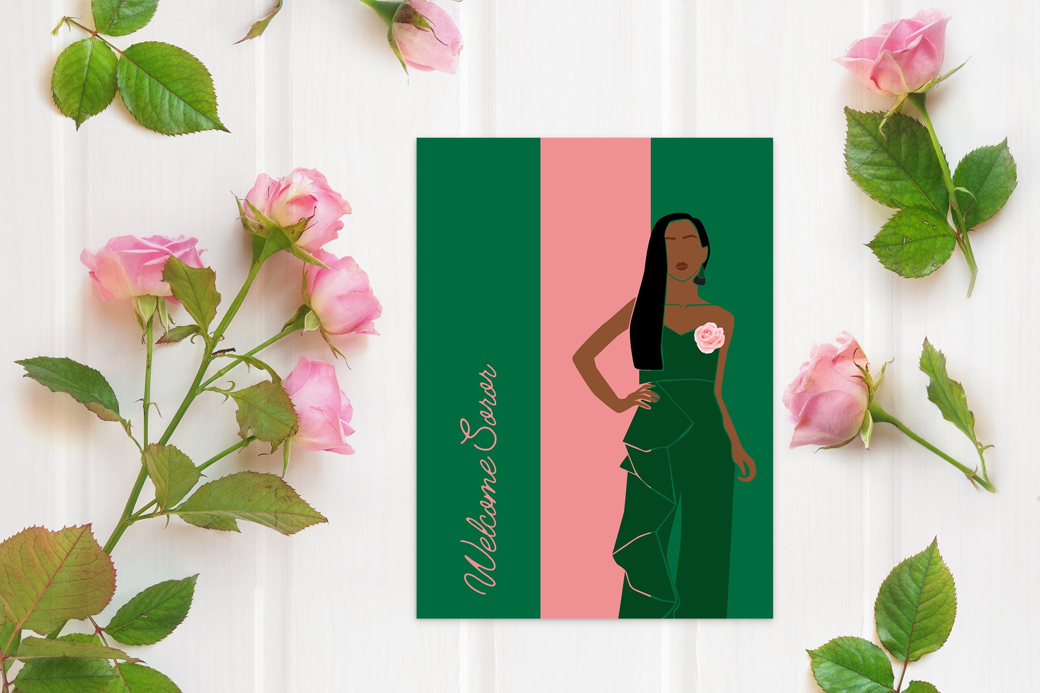 Alpha Kappa Alpha Sorority Greeting Cards, Aka Greeting Card, AKA 1908 ...