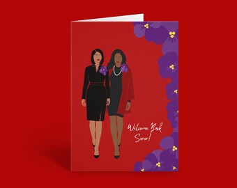 Happy Birthday Soror, Delta, Delta Sigma Theta Sorority Inspired Folded ...