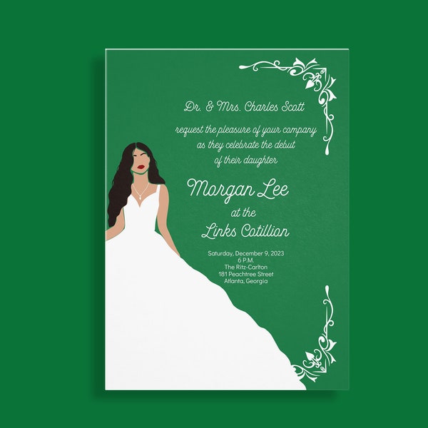 Debutante Invitation - Etsy