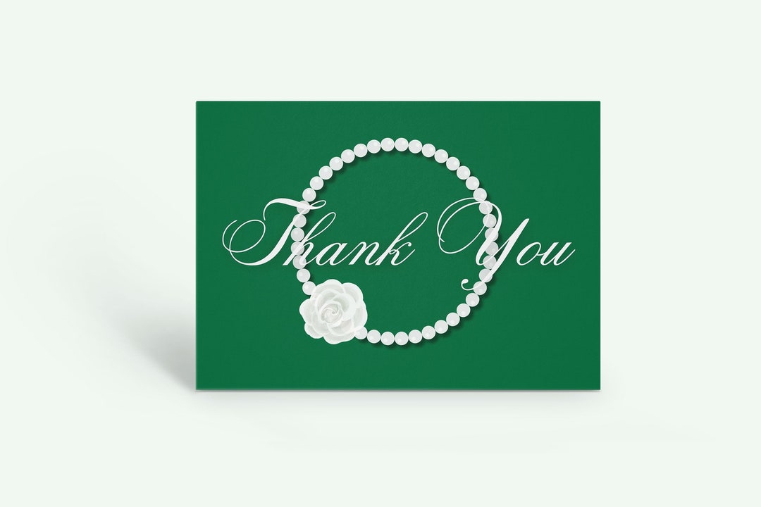The Links Inc Inspired Thank You Greeting Notecard Linkdom - Etsy