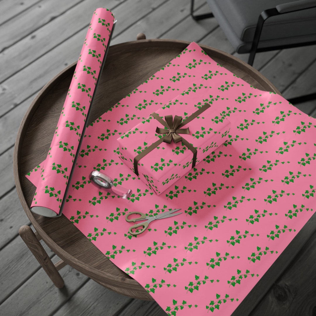 Alpha Kappa Alpha Sorority Inspired Ivy Gift Wrap Paper Wrapping 1908 ...