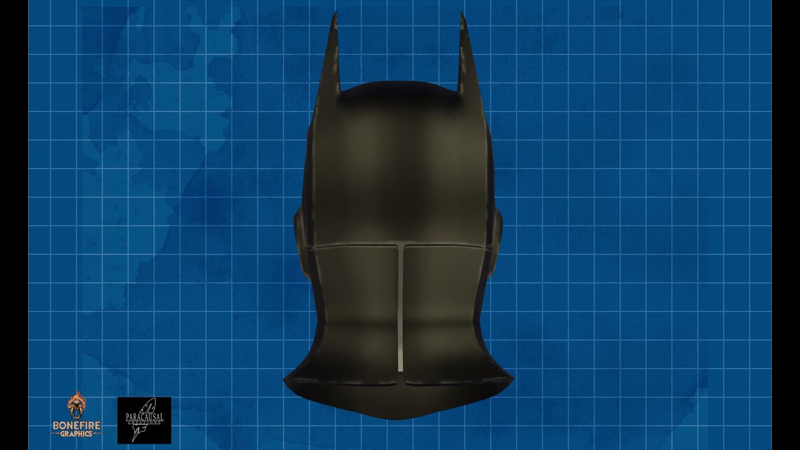 Dark Knight Cowl 3D Print Files - Etsy