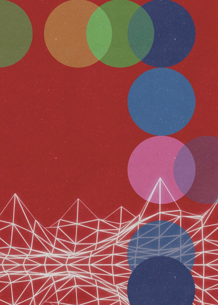 LANDFORM GEOGRAPHY OF THE AREA Art Print Poster Illustration - Etsy