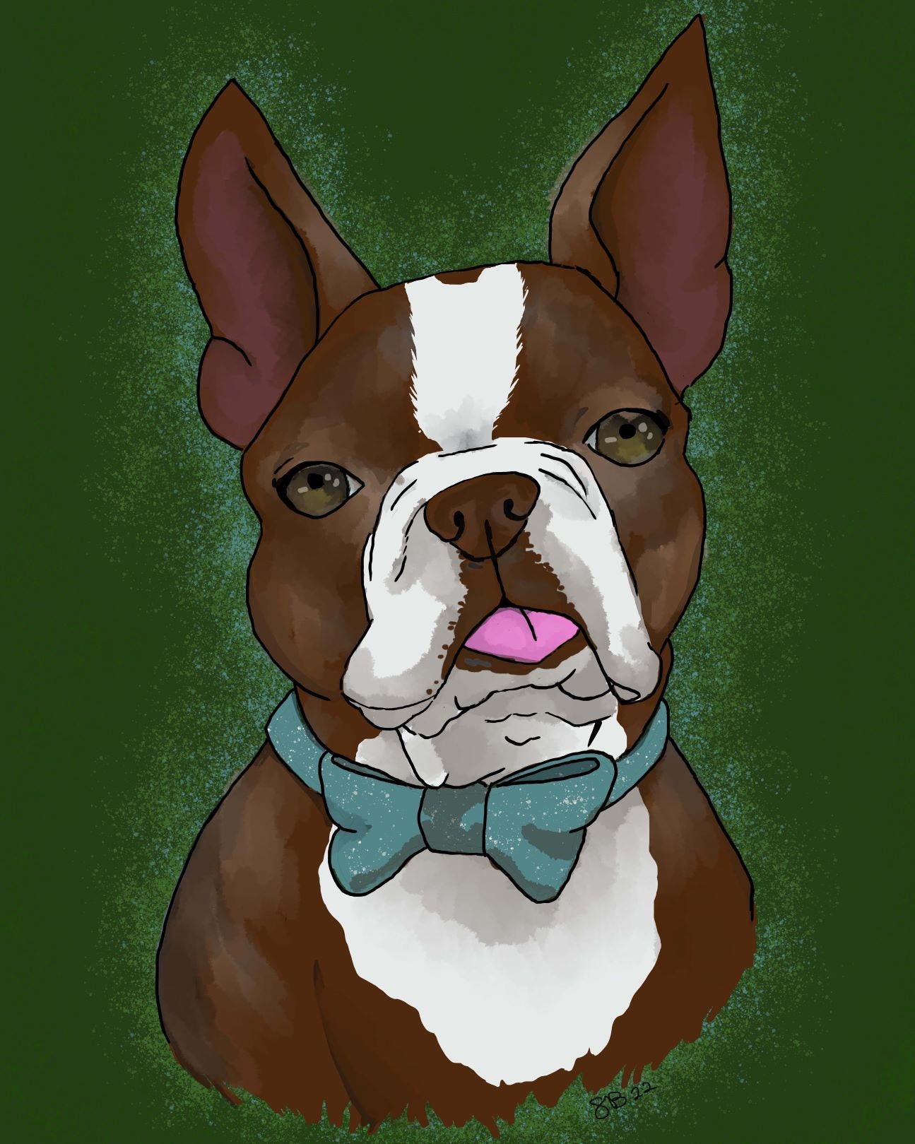 Fawn Boston Terrier