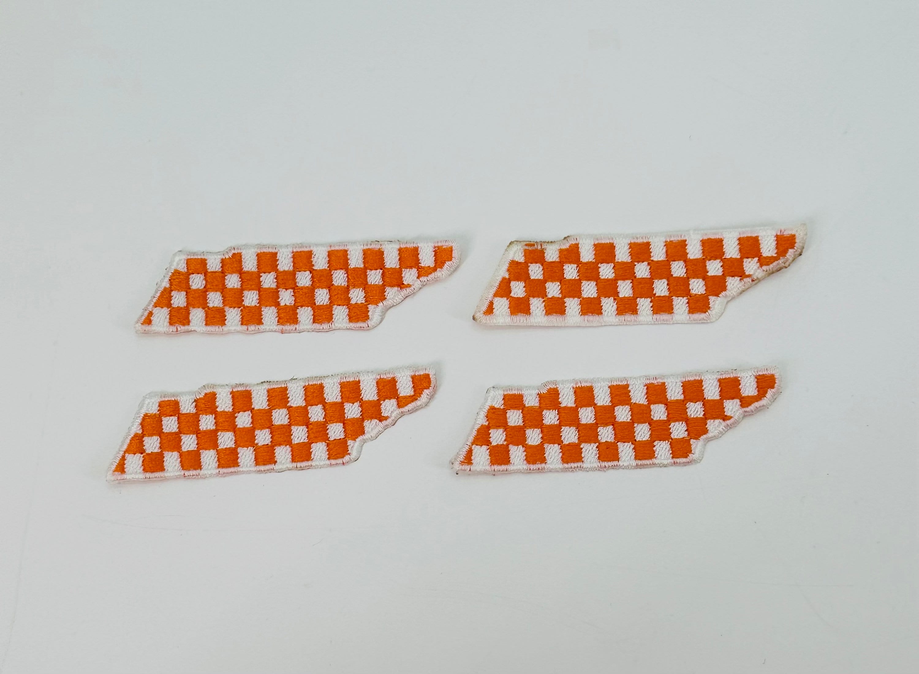 Tennessee State Checkered Embroidered Patch - Etsy