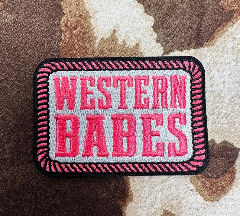 Western Babes Iron on Patch - Etsy