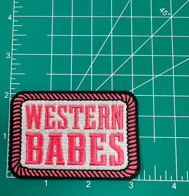 Western Babes Iron on Patch - Etsy