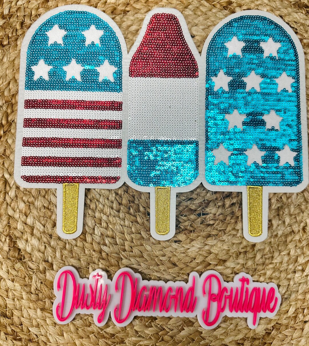 Popsicle Chenille Patch - Etsy