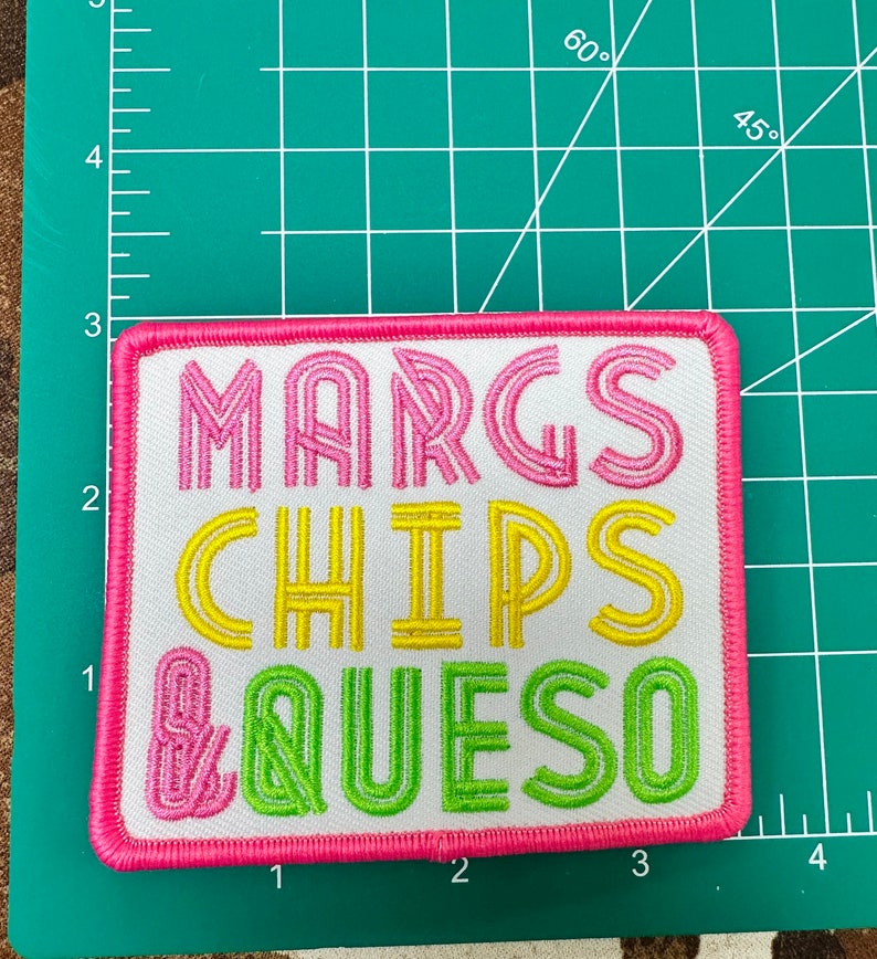 Margs Chips Queso Iron on Chenille Patch - Etsy
