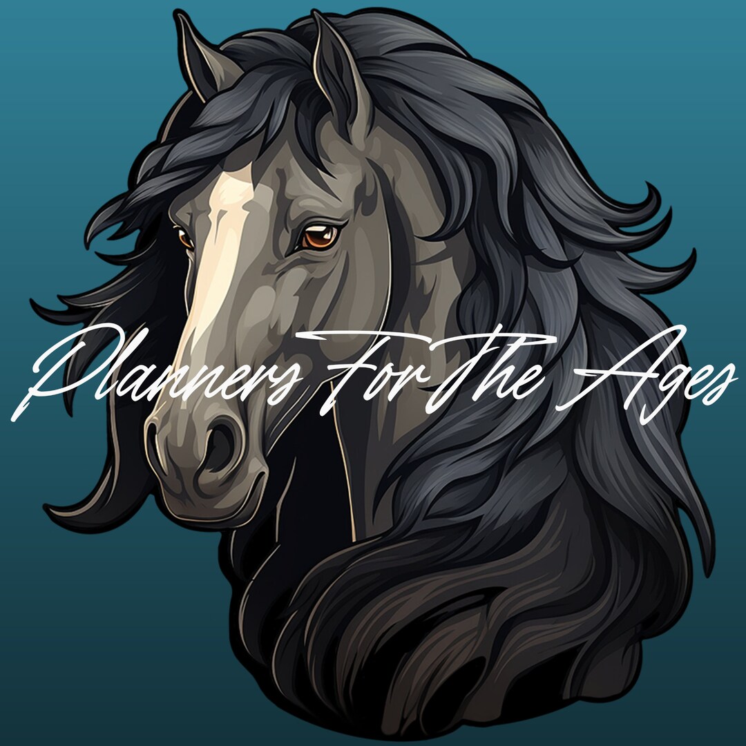 Printable Horse Stickers Sticker Sheets Journals Planners - Etsy