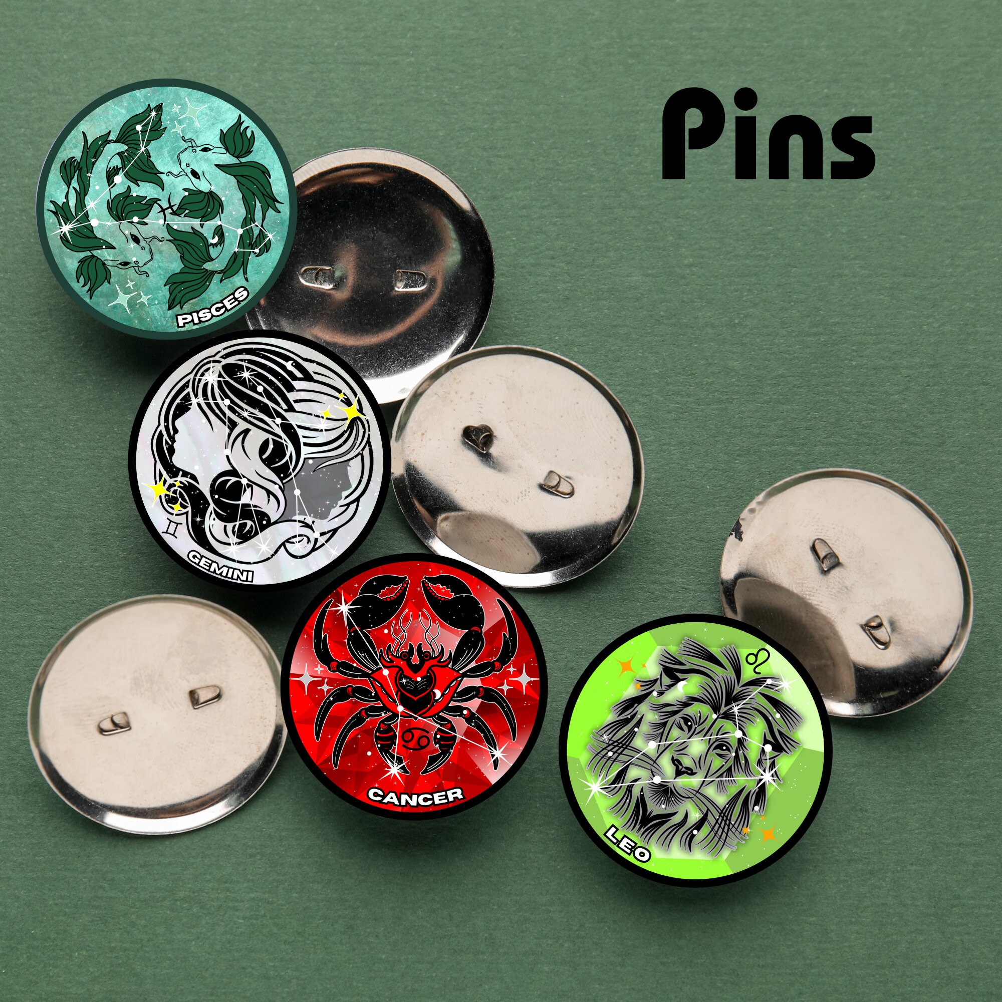 Printable Zodiac Stickers Astrology Sticker Sheets Journals Planners ...