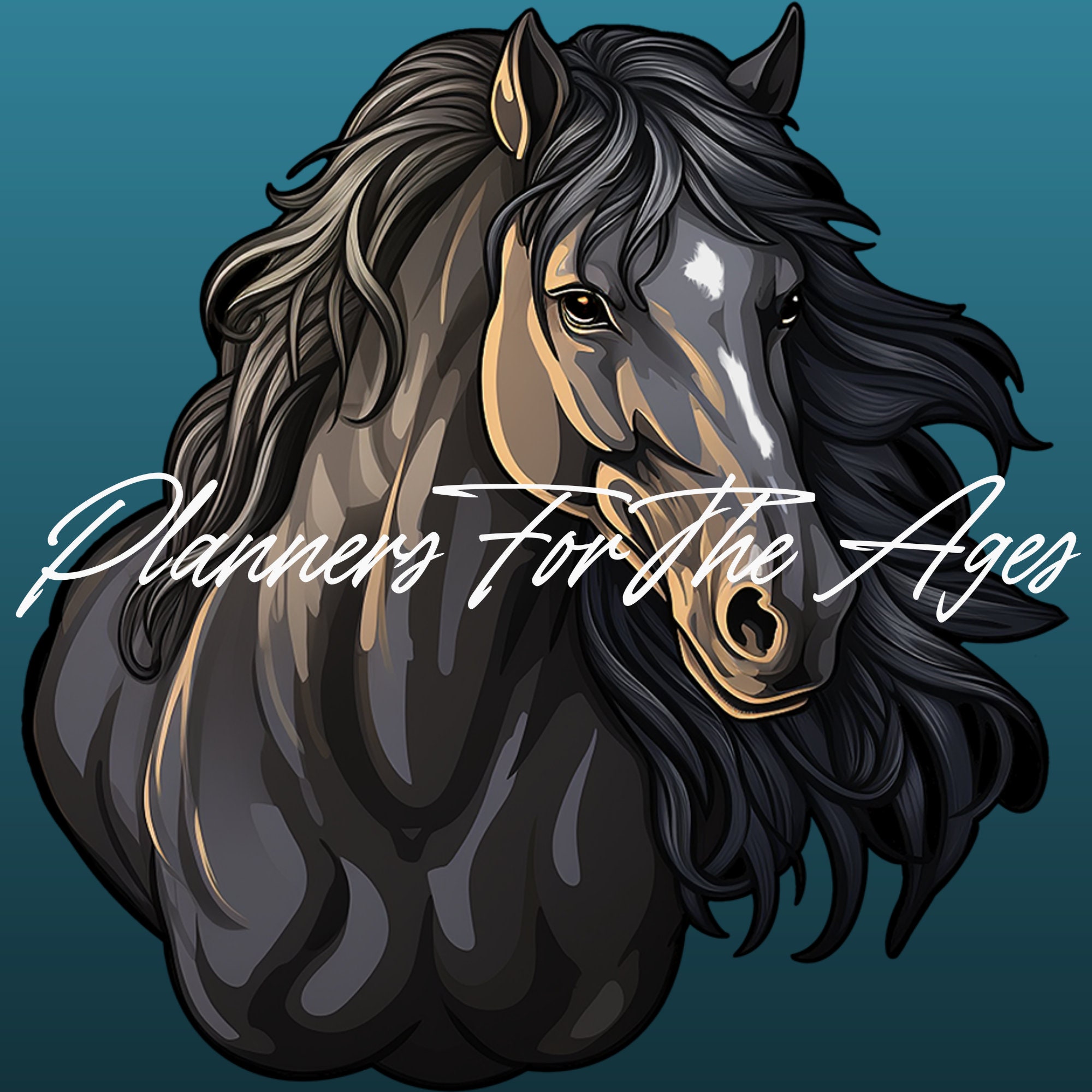 Printable Horse Stickers Sticker Sheets Journals Planners - Etsy