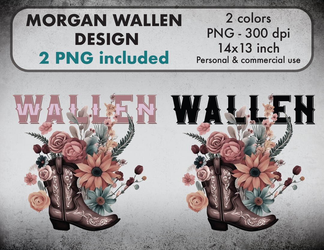 Morgan Wallen Logo PNG Clipart | Digital Download File Sublimation ...