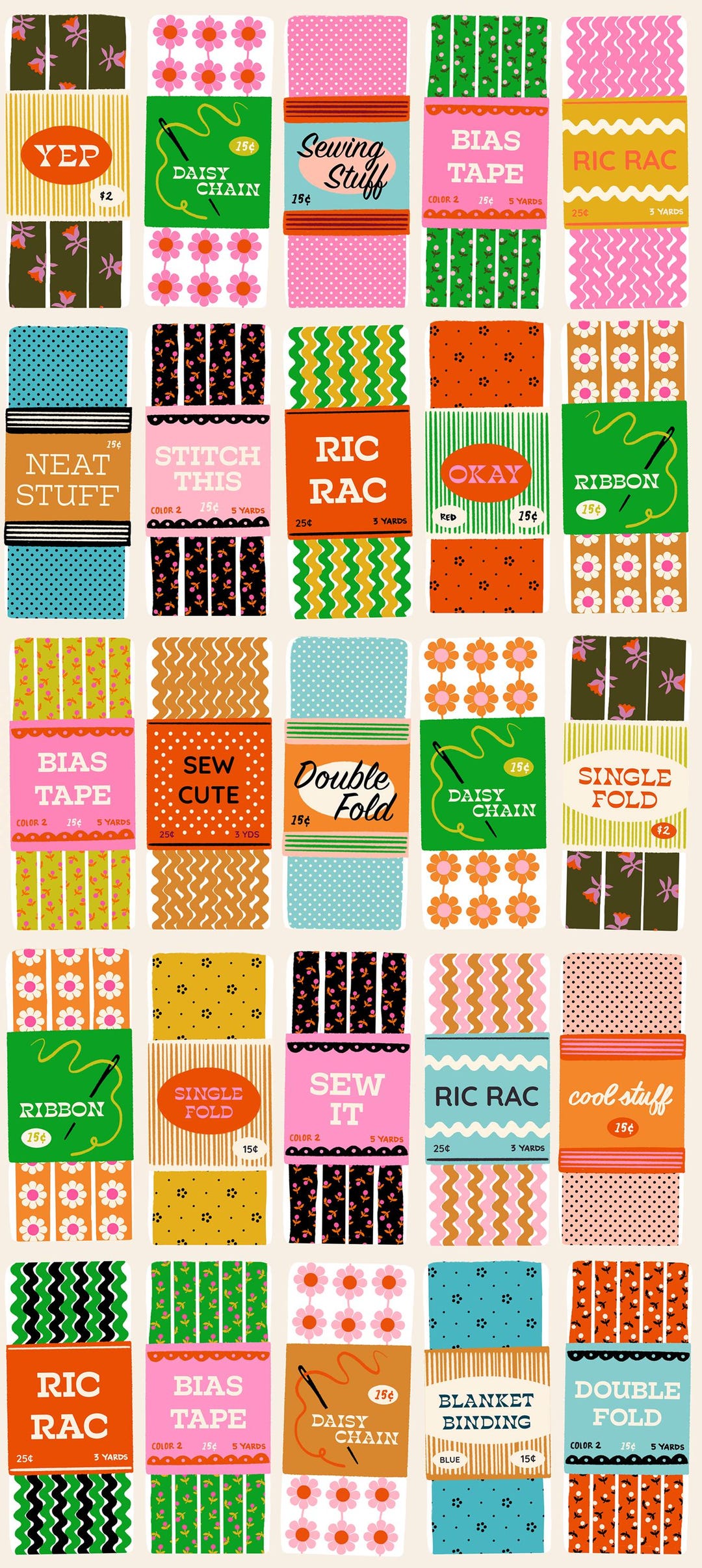 Preorder - 1 800 Notion Sew Cute Shell Ruby Star Society RS5207 11 - Etsy