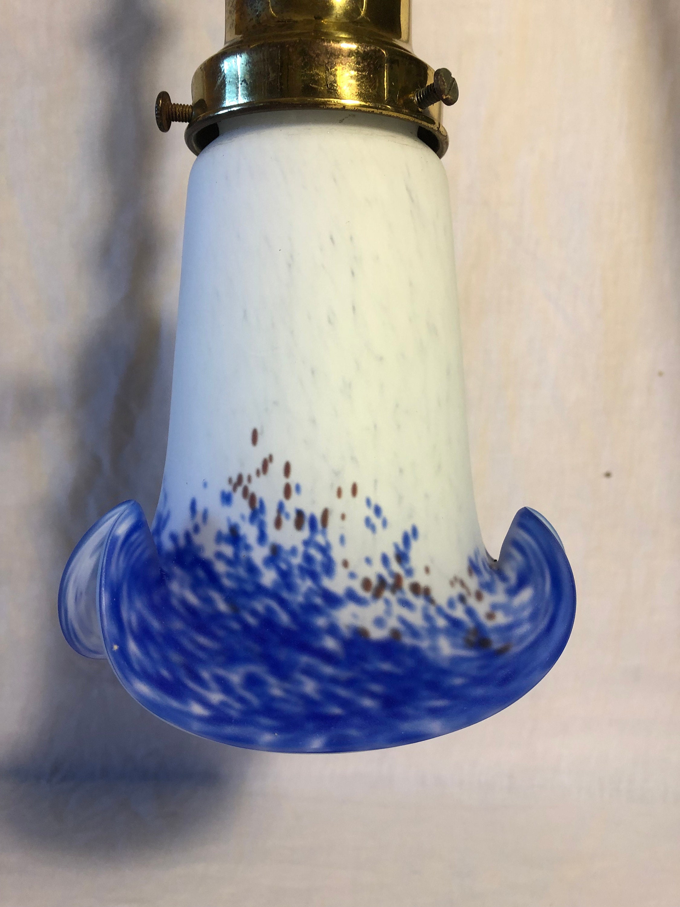 Vintage Tulip Lily Trumpet Flower Light/lamp Shade 3pcs. Available - Etsy