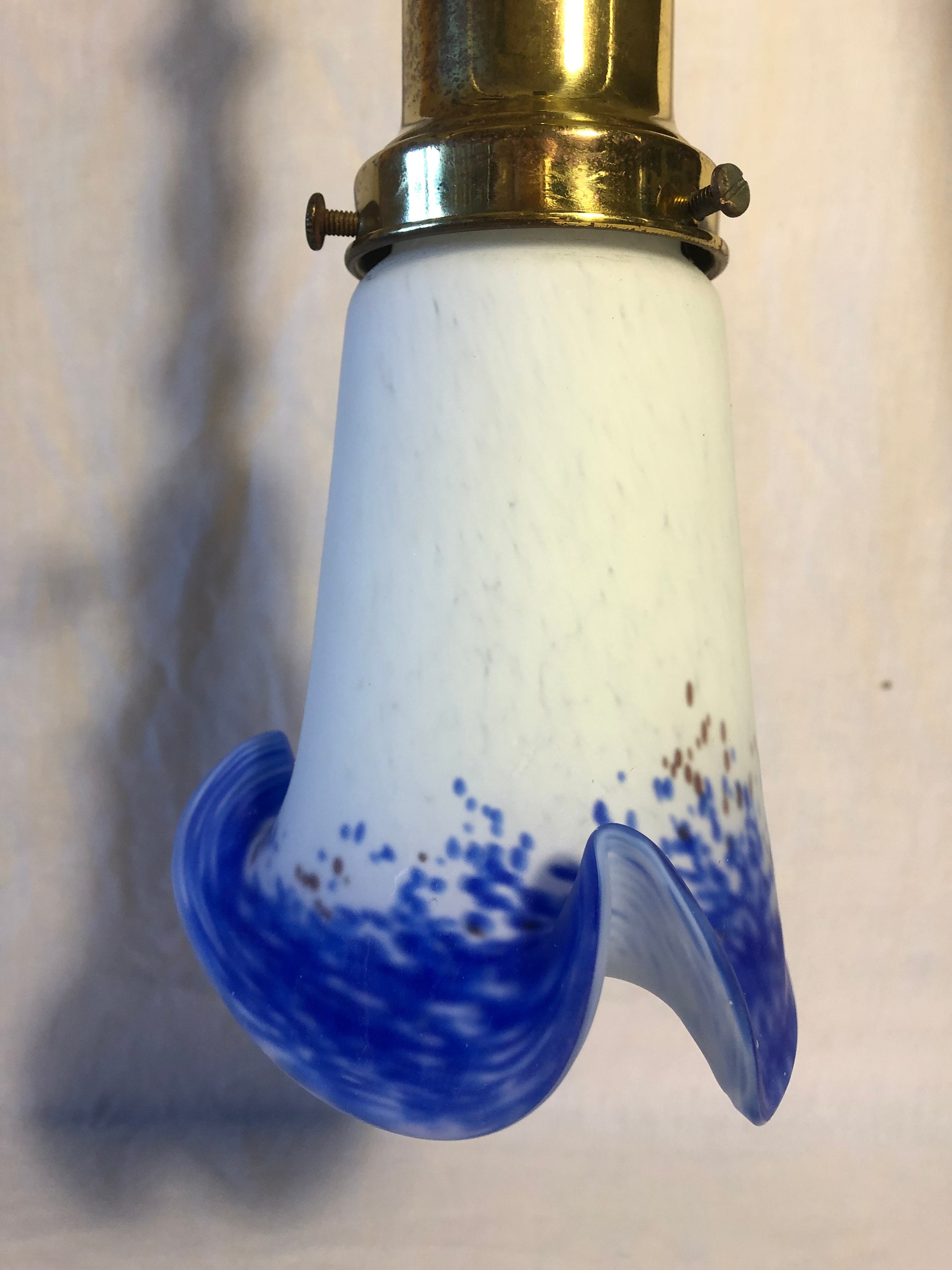 Vintage Tulip Lily Trumpet Flower Light/lamp Shade 3pcs. Available - Etsy