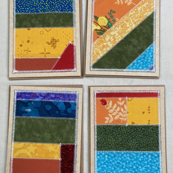 Quilted Cards - Etsy