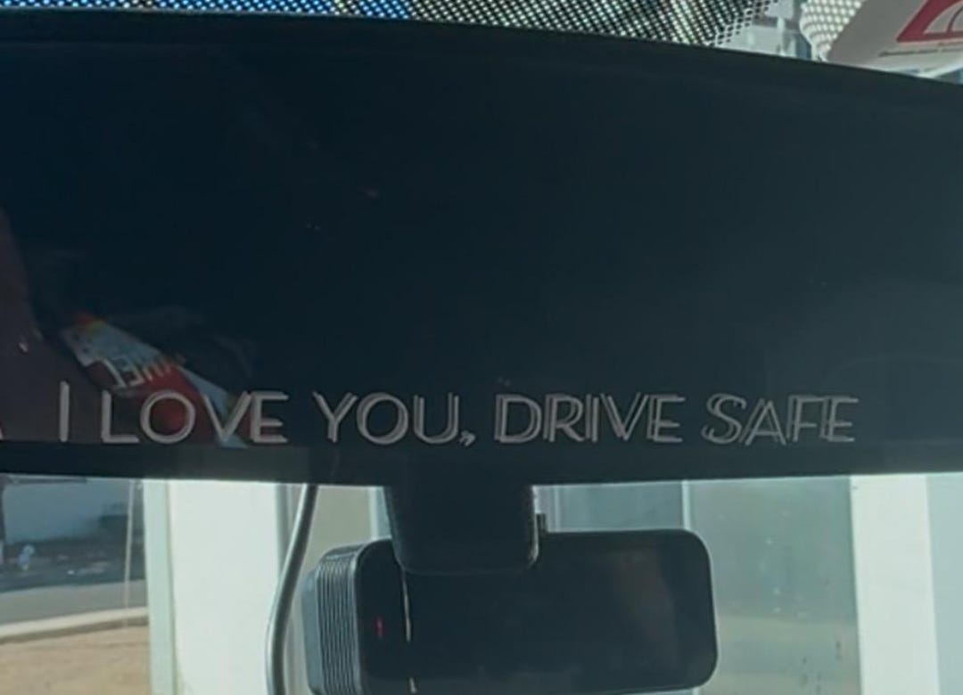 I Love You, Drive Safe Sticker - Etsy