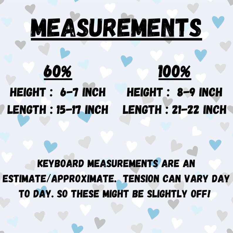 Trans Pride Color Inspired Crochet Keyboard Mat - Etsy