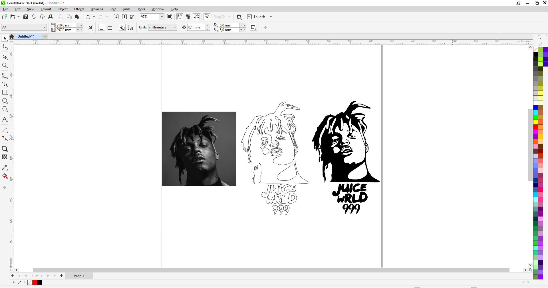 Juice Wrld Svgpngpdfepsdxf Digital Files. - Etsy UK