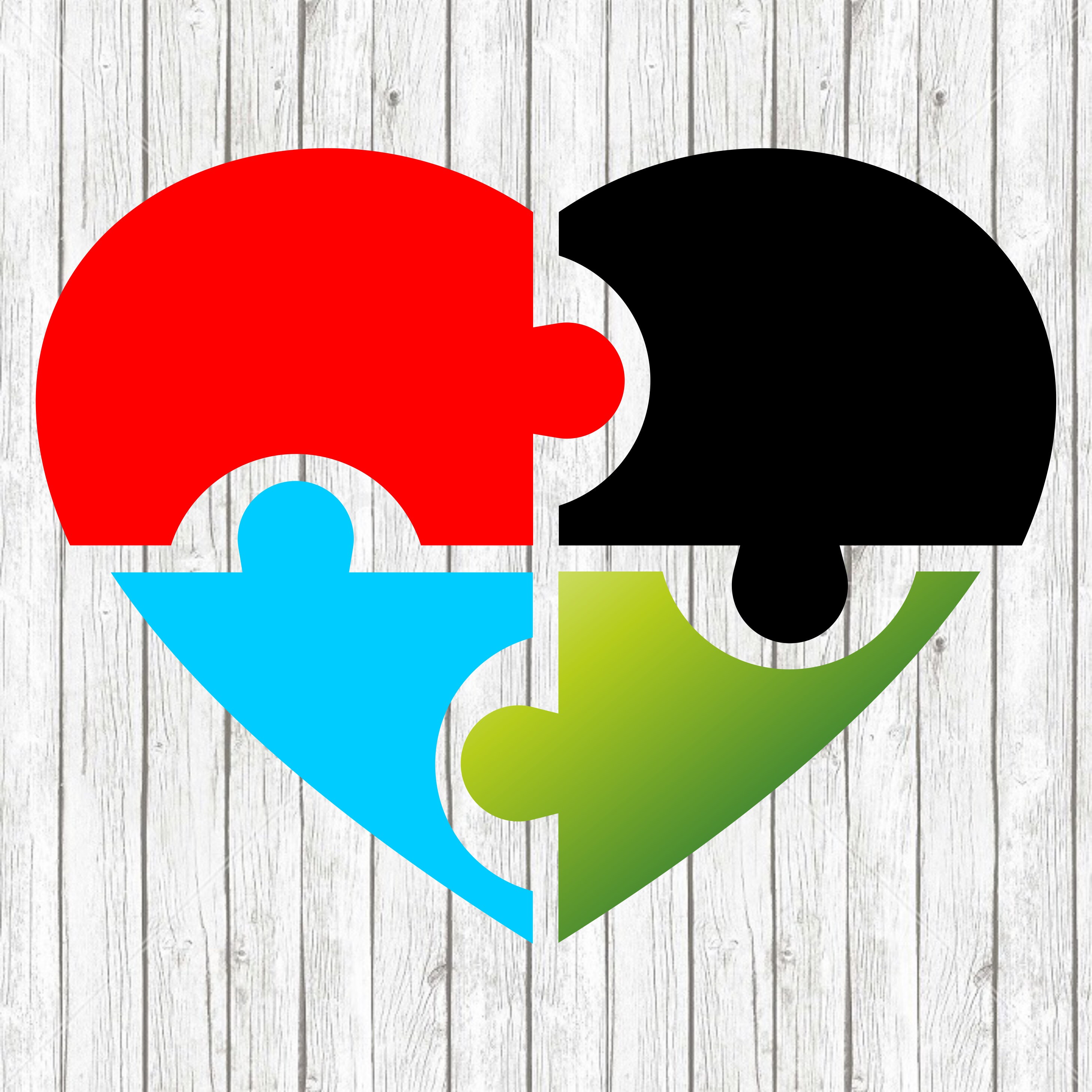 Heart Puzzle Svg Heart Svg Bundle Hearts Svg Love Svg Doodle - Etsy ...